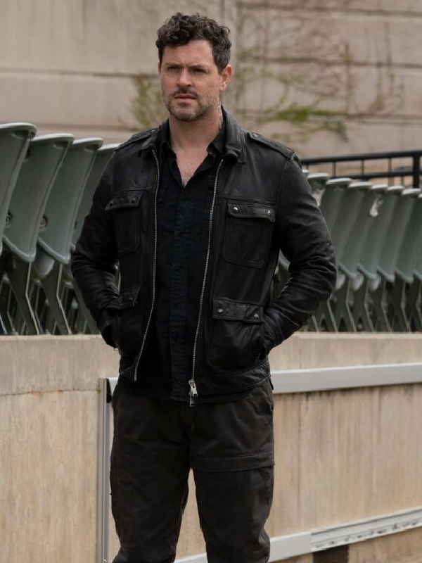 MacGyver Treason Heartbreak Gum Ethan Raines Black Jacket