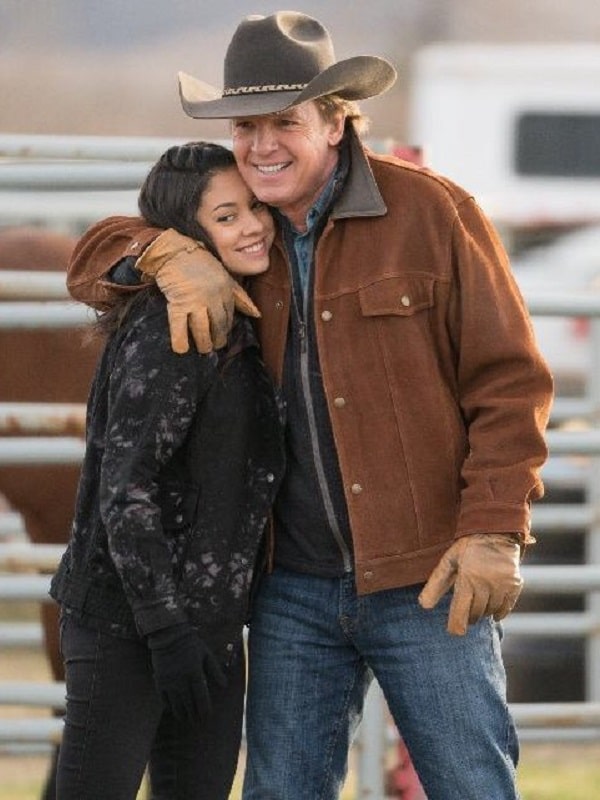 Drama Series Heartland Tim Fleming Leather Jacket