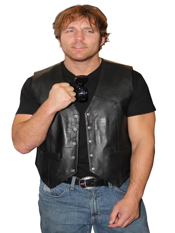 American Professional Wrestler Dean Ambrose Leather Vest