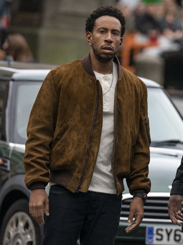 Ludacris F9 Film Series Tej Parker Suede Leather Jacket