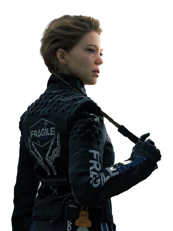 Death Stranding Fragile Express Women Costume Leather Jacket